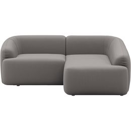 Ecksofa Inosign, B:216cm H:81cm T:196cm, grau, 95% Polyester, 5% Polyamid, Wohnzimmer, Sofas, "Nergal, kompakte Stellmaße, Breite 216cm, organisches