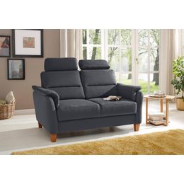 2-Sitzer Home Affaire, B:149cm H:89cm T:89cm, grau, 100% Polyester;Struktur (100% Polyester);Luxus-Microfaser in Lederoptik (100% Polyester), Sofas,