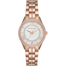 Michael Kors Damen Quarzuhr "LAURYN", gold, Armbanduhren, Armbanduhr, Damenuhr, analog, Edelstahlarmband