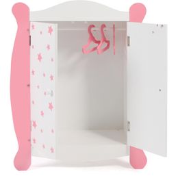 Bayer Chic 2000 CHIC2000 Kinder Puppenkleiderschrank "Stars Pink", pink, MDF, B:46cm H:59cm T:46cm, Puppenm&ouml;bel