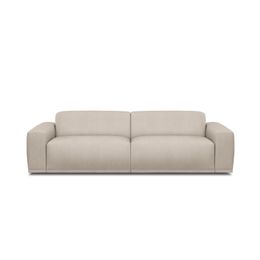 Big-Sofa Trendmanufaktur, B:254cm H:72cm T:107cm, grau, 100% Polyester, Sofas, "Braga, mit hochwertigem Kaltschaum, Megasofa, in Cord erh&auml;ltlich",