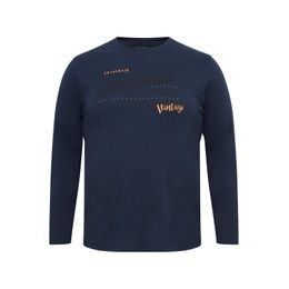 Blend Herren Longsleeve "Longsweatshirt BHBDoppter", blau, Gr. 4XL, Obermaterial: 100% Baumwolle CO., Shirts