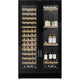 CASO GERMANY CASO Weinkühlschrank "WineChef Duo 122", B:89cm H:161,9cm T:60,5cm, schwarz, Weinkühlschränke