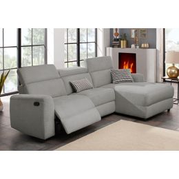 Home Affaire Ecksofa "Sentrano, L-Form," 275 cm, man. o. elektr. Relaxfunktion und USB/Kopfverstellung