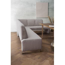 Eckbank, B:264cm H:91cm T:197cm, braun, exxpo - SOFA FASHION, Cord (Zusammensetzung: Polyester 100%), Esszimmer, Sitzb&auml;nke, "Intenso, modern,