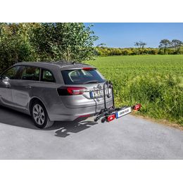 Eufab Kupplungsfahrradtr&auml;ger "CROW PLUS", B:117cm H:67cm T:56cm, schwarz, Fahrradtr&auml;ger, abschlie&szlig;bar