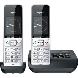 Gigaset Schnurloses DECT-Telefon "COMFORT 500A Duo", schwarz, Stationärtelefone