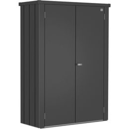 Mehrzweckschrank BioHort, B:132cm H:181cm T:57cm, grau, Stahl, K&uuml;che, Schr&auml;nke, "Romeo Gr. M high, verschiedene Farben", 132x57x181 cm, der ideale