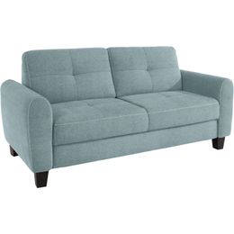Sit & More 2,5-Sitzer SIT & MORE, B:194cm H:91cm T:90cm, blau, Luxus-Microfaser ALTARA NUBUCK (100% Polyester);Luxus-Microfaser (100% Polyester), Sofas,