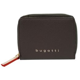 Bugatti Damen Geldb&ouml;rse "ELLA", braun, Kunstfaser, leicht gl&auml;nzend, unifarben, Kleinlederwaren