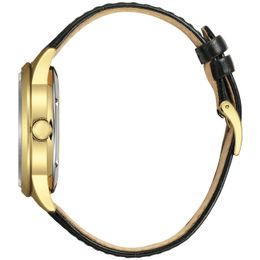 Citizen Herren Automatikuhr "NY4058-79XC", gold, Armbanduhren, Armbanduhr, Herrenuhr, Mechanische Uhr, Lederarmband, analog, Tag