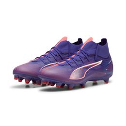 Puma Damen Fußballschuh "ULTRA 5 MATCH+ FG/AG", Gr. 46, blau, Synthetik, Schuhe, für Rasenplätze