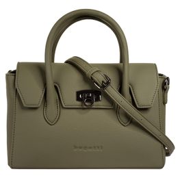 Bugatti Damen Henkeltasche "IRIA"oliv, Polyurethan (PU), clean, Taschen