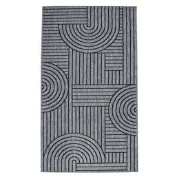 Outdoorteppich Carpet City, B:80cm H:5mm L:150cm, grau, Obermaterial: 100% Polypropylen, Teppiche, "DUO RUG 5842", Wendeteppich Wetterfest In- &