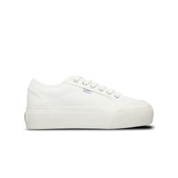 Roxy Damen Sneaker "Cruizer Lx", Gr. 37, wei&szlig;, Obermaterial: 96% Baumwolle / Leinen / Polyester, 2% Baumwolle / 2% Metall, Futter: 100% Textil,