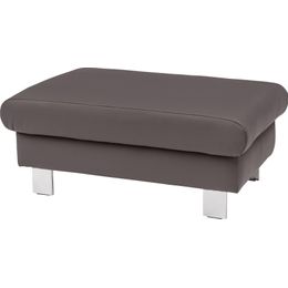 Hocker COTTA, B:100cm H:45cm T:65cm, grau, Microfaser PRIMABELLE (100% Polyester);Kunstleder SOFTLUX;Feinstruktur (100% Polyester);Kunstleder