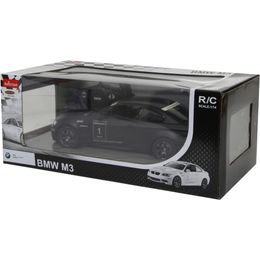 Jamara Kinder RC-Auto "Deluxe Cars, BMW M3 Sport, 1:14, schwarz, 2,4GHz", schwarz, B:14,5cm H:10,2cm T:33cm, Fernlenkfahrzeuge, mit LED-Licht