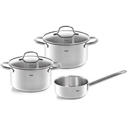 Fissler Topf-Set "San Francisco", silber, Töpfe, spülmaschinengeeignet