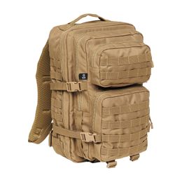 Rucksack Brandit "Brandit Accessoires US Cooper Backpack Large", Gr. onesize, camel, Polyester, Rucksäcke