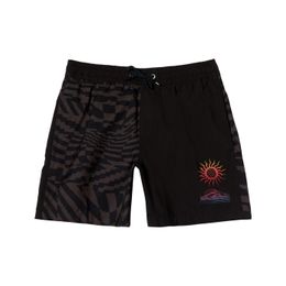Quiksilver Kinder Badeshorts "Radical 14"", schwarz, Gr. 10, 100% Polyester, Badehosen