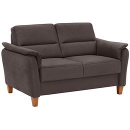 2-Sitzer Home Affaire, B:149cm H:89cm T:89cm, braun, 100% Polyester;Struktur (100% Polyester);Luxus-Microfaser in Lederoptik (100% Polyester), Sofas,