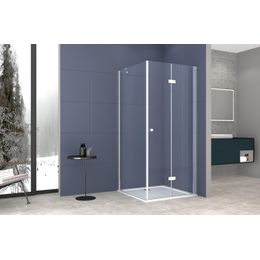 Duschwand Welltime, B:80cm H:195cm, silber, Duschw&auml;nde, "Mixwell", Baukastensystem