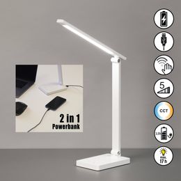 EASY BY FHL LED Tischleuchte "Ole", 1, H: 39,5cm, weiß, Leuchten, lange Leuchtdauer