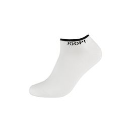 JOOP! JOOP Damen Sneakersocken "Sneakersocken 4er Pack", Gr. 43, wei&szlig;, 70% Baumwolle, 28% Polyester, 2% Elasthan, Colorblocking, Socken