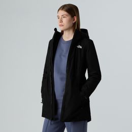 The North Face Damen Funktionsmantel, schwarz, Gr. M, Obermaterial: 100% Polyester, Mäntel, Wärmend, feminin, wetterfest – Übergangsjacke