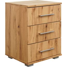 Nachtkommode Priess, B:41cm H:54cm T:38cm, beige, Holzwerkstoff, Sideboards, "Lindau"