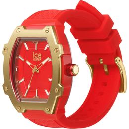 Ice Watch ICE-WATCH Damen Quarzuhr "ICE boliday - Women - Plastic - Small - 3H", rot, Armbanduhren, Armbanduhr, Damenuhr, Silikonarmband, analog