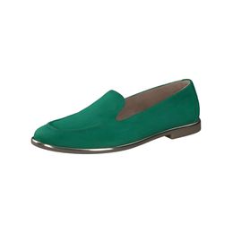 Paul Green Damen Slipper "Paul Green Slipper Nubukleder", Gr. 38,5, grün, Nubukleder, Schuhe