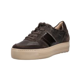 Paul Green Damen Sneaker "Paul Green Sneaker Veloursleder", Gr. 42,5, braun, Veloursleder, Schuhe