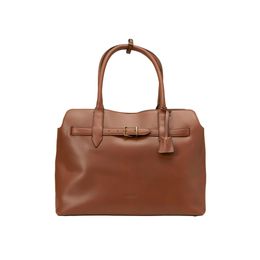 Marc O'Polo MARC O'POLO Damen Shopper "aus edlem Rindleder", braun, Leder, Taschen