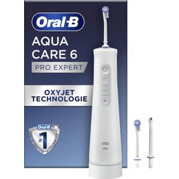 Oral-B Munddusche "AquaCare 6", grau, B:6,8cm H:25,3cm T:16,1cm, Mundduschen, Kabellose mit Oxyjet-Technologie