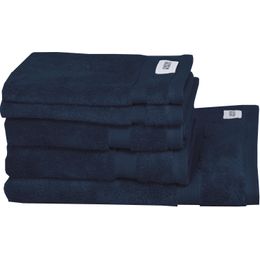 Sch&ouml;ner Wohnen Kollektion Handtuch Set, blau, SCH&Ouml;NER WOHNEN-KOLLEKTION, Frottier, Obermaterial: 100% Baumwolle, Handt&uuml;cher, "Cuddly", schnell trocknende Airtouch-Qualit&auml;t