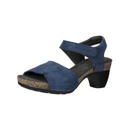 Think! THINK Damen Riemchensandale "Think Sandalen Leder", Gr. 41indigo, Leder, Schuhe