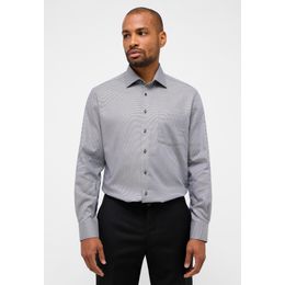 Eterna Herren Langarmhemd "MODERN FIT"grau, Gr. 48, Twill, 100% cotton, Hemden, NON IRON (b&uuml;gelfrei)