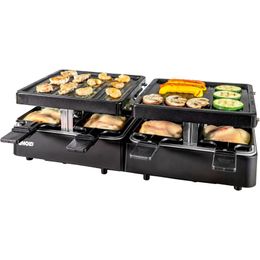Unold Elektro UNOLD Raclette "48755 RACLETTE Extendable", B:45,8cm H:14cm T:22,6cm, schwarz, Raclettes