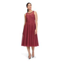 Vera Mont Damen Cocktailkleid "Damen Cocktailkleid figurbetont", rot, festlich, Gr. 40, Tüll, Obermaterial: 100% Polyester. Futter: 100% Polyester.,