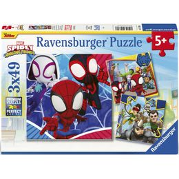 Ravensburger Jungen Puzzle "Spideys Abenteuer", bunt, B:21cm H:21cm, Puzzles, Made in Europe