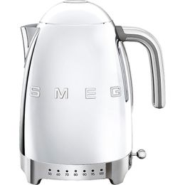 Smeg Wasserkocher "KLF04SSEU", B:22,3cm H:28cm T:17,1cm, silber, Wasserkocher