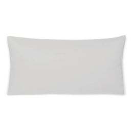 Kissenbezug Irisette, B:40cm L:80cm, grau, Mako-Satin, Obermaterial: 100% Baumwolle, Kissenbezüge, "Paris 8000", Hochwertige Premium Kissenbezug