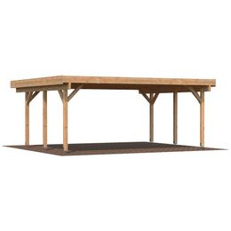 Doppelcarport Palmako, braun, Carports, "Karl"