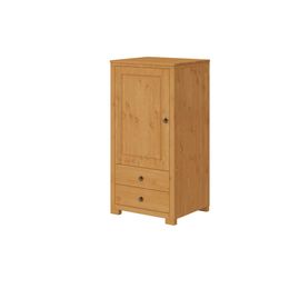 W&auml;scheschrank OTTO HOME, B:60cm H:120cm T:52cm, beige, Massivholz, Schr&auml;nke, "Gotland, Schrankmodulsystem, einzeln oder mit der Serie kombinierbar",