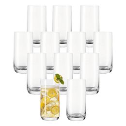 Leonardo Glas "Trinkglas Daily 330 ml 12er Set transparent", transparent, Trinkgefäße