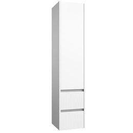 Hochschrank Welltime, B:35cm H:160cm T:35cm, wei&szlig;, FSC-zertifizierter Holzwerkstoff, Badezimmer, Schr&auml;nke, "Urban", Schubladen mit Softclose,