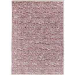 Sch&ouml;ner Wohnen Kollektion Teppich, B:133cm H:6mm L:185cm, pink, SCH&Ouml;NER WOHNEN-KOLLEKTION, Kunstfaser, Wohnzimmer, Teppiche, "Charme 240", leichter Kurzflor, Fransen,