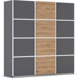 Kleiderschrank Rauch, B:203cm H:229cm T:62cm, grau, Holzwerkstoff, Schlafzimmer, Schränke, "Schwebetürenschrank OTTO ́s Choice Garderobe Schrank TOP