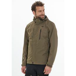 WHISTLER Herren Outdoorjacke "Tribec", gr&uuml;n, Gr. S, unifarben, 100% Polyester, Jacken, mit verstellbarer Kapuze